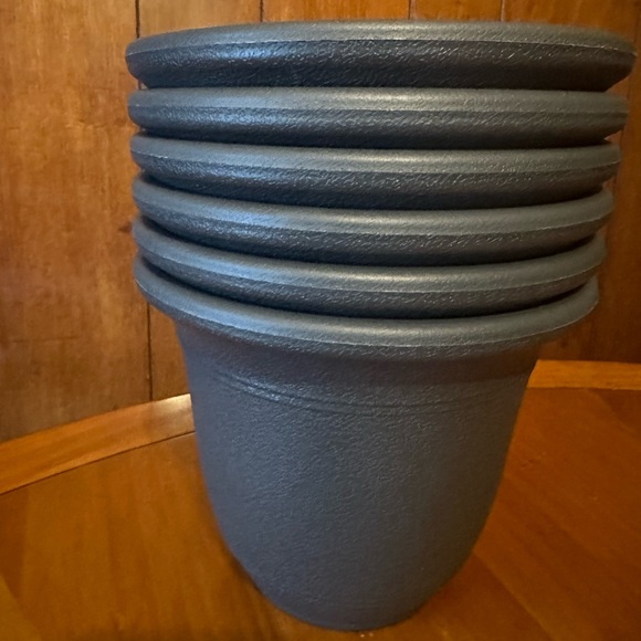 garden collection | Kitchen | New Stone Textured Planters Plastic Color ...